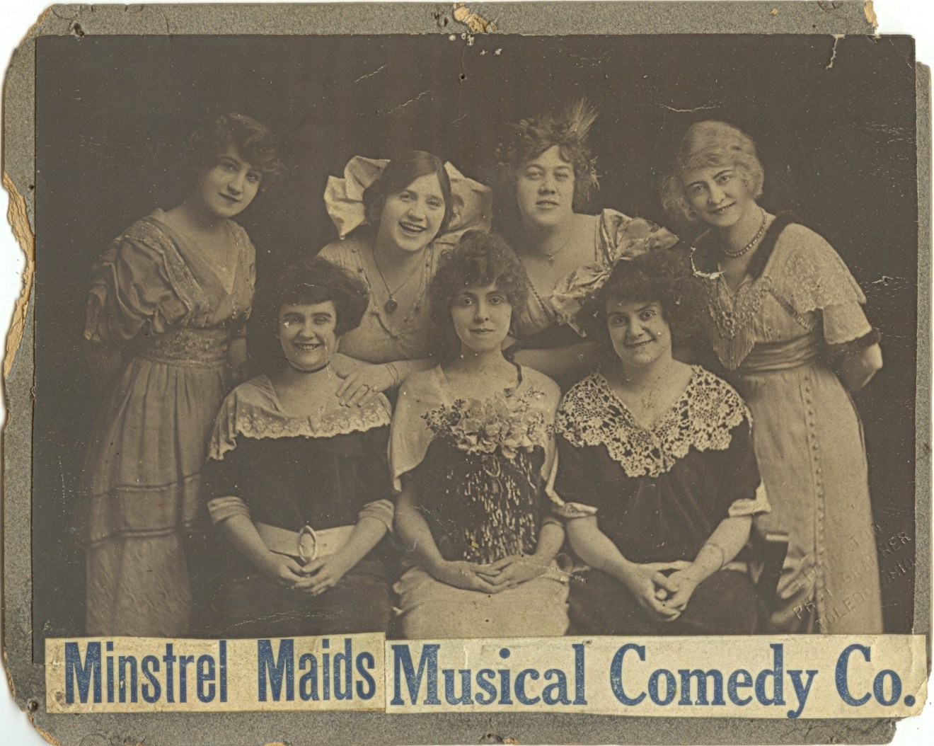 AMERICAN MINSTREL MAIDS VAUDEVILLE PUBLICITY PHOTOGRAPHS, CA. 1915 ...